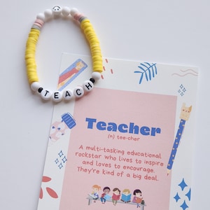 First Day of School Teacher Gift, Teacher Appreciation Day, Teach ...