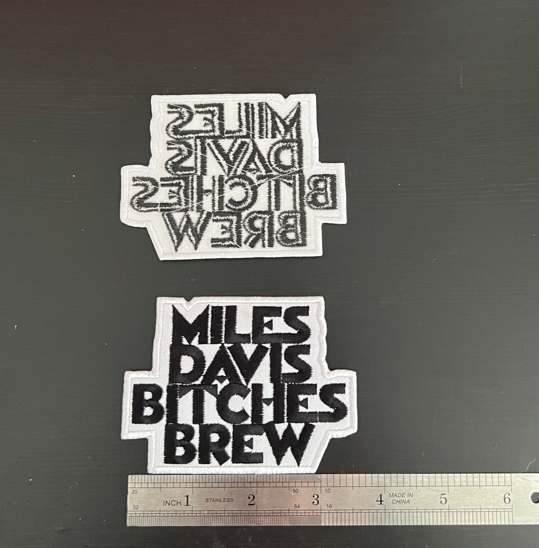 Miles Davis Patch Bitches Brew Miles on the Corner John Coltrane Blue ...