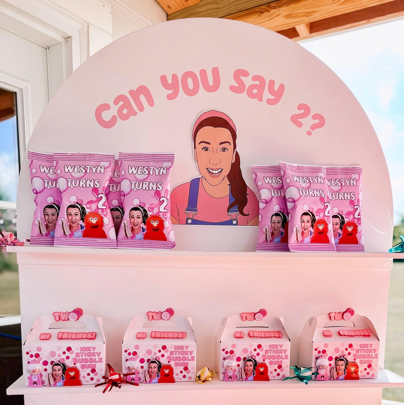Miss Rachel Icky Sticky Bubblegum Favor Box | Sing-along Party Favors ...
