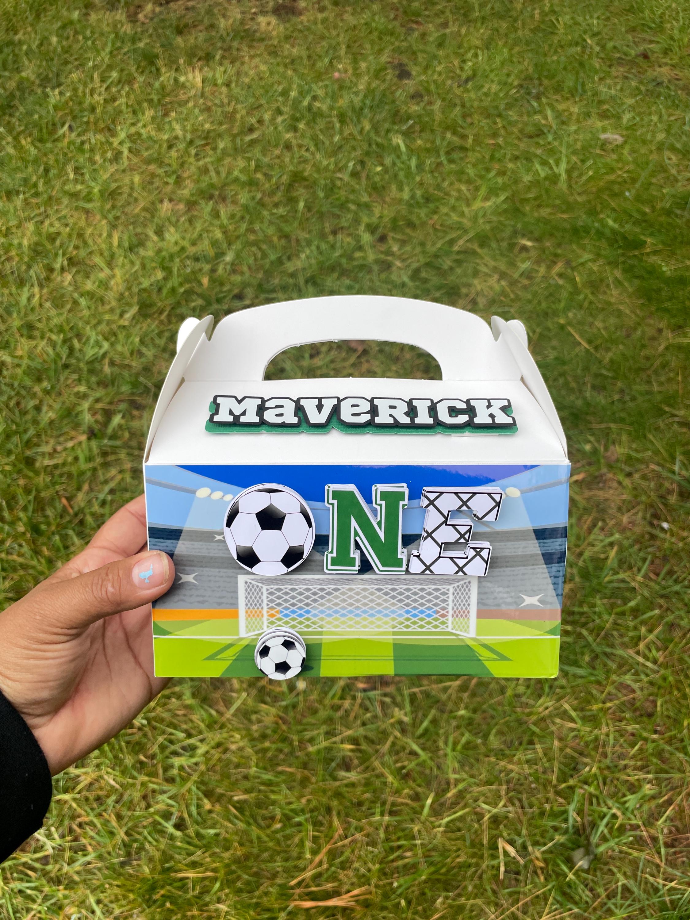Soccer-themed | Soccer Favor Box for Parties and Events | Soccer Player ...
