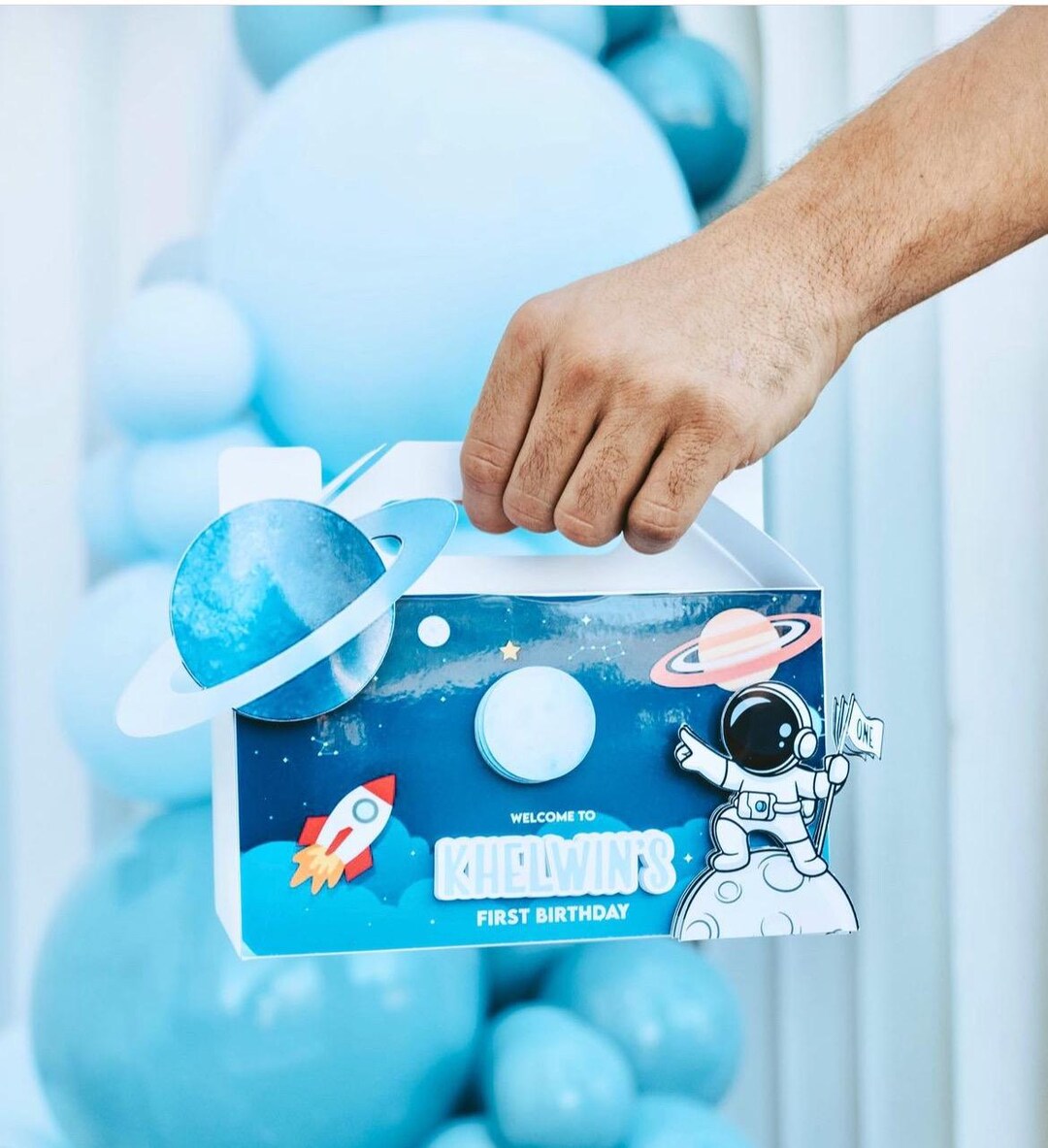 Galaxy-themed | Space Favor Box for Parties and Events | Cosmic Gift ...