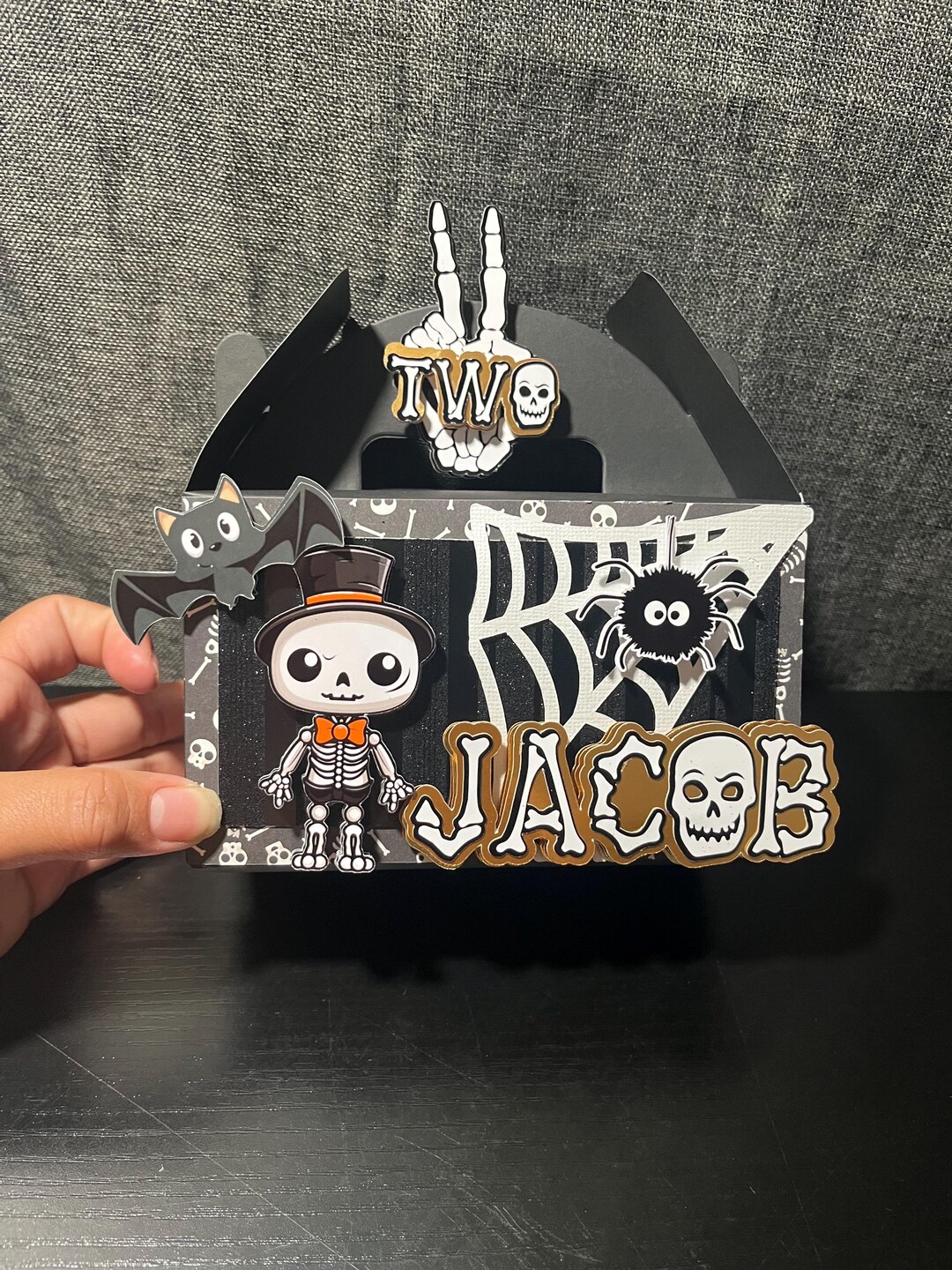 Skeleton Favor Box | Kids Party | Birthday Party - Etsy