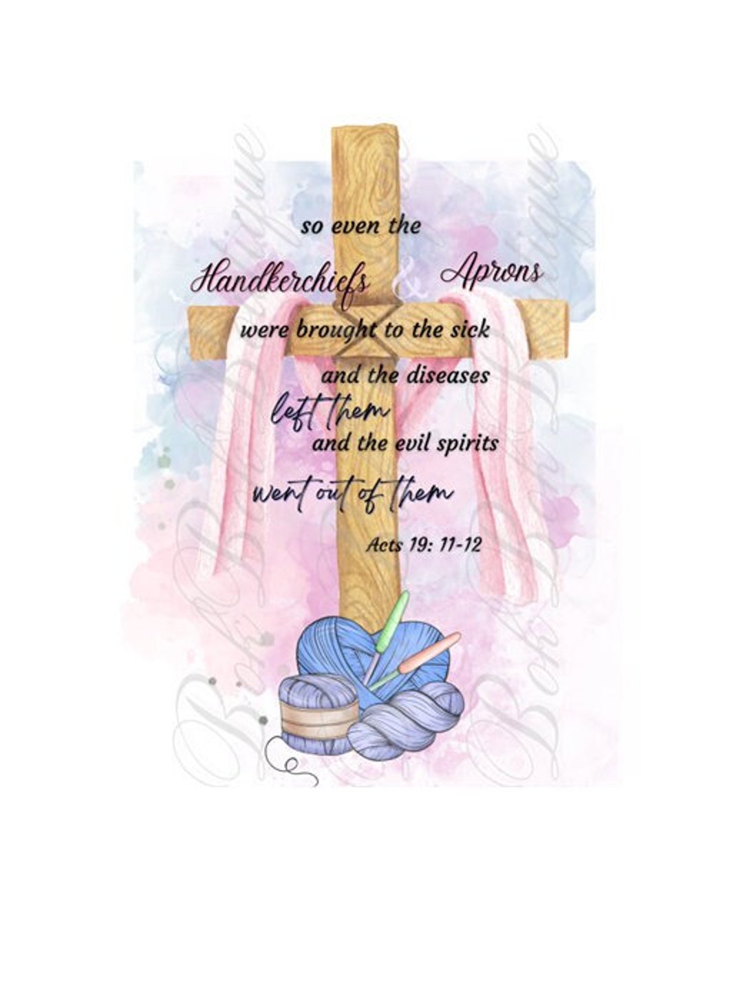Prayer Shawl Ministry Sublimation Clipart Prayer Shawl Cross Crochet ...