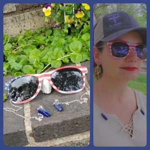 Crystal Chain Armless Sunglasses Heart Sunglasses Circle - Etsy