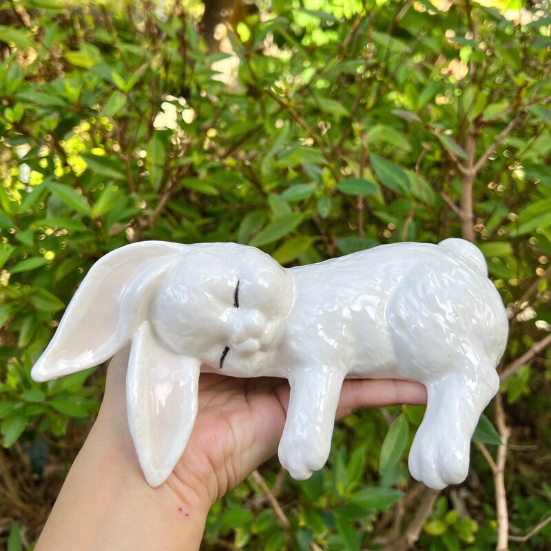 Rabbit Figurines - Etsy