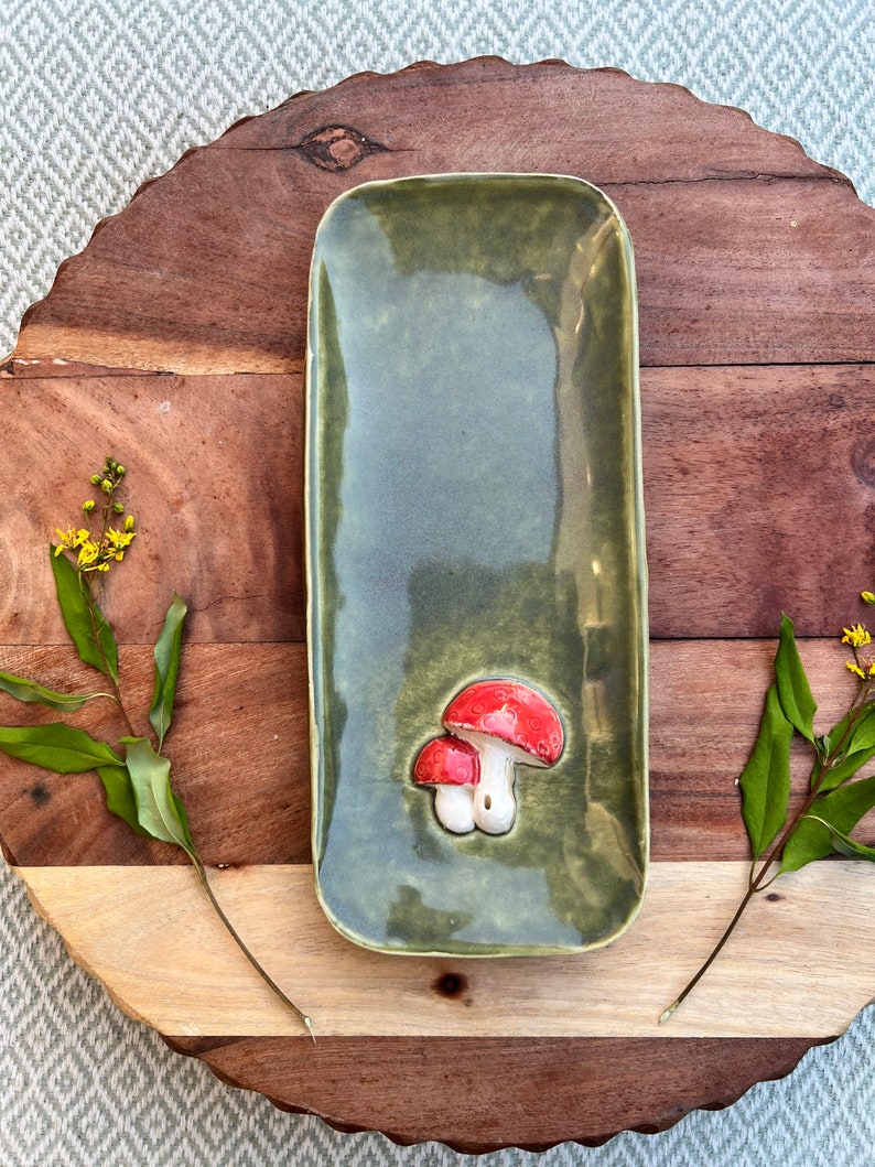 Sage and Incense Burner Smudge Dish Ceramic Plate Clay - Etsy