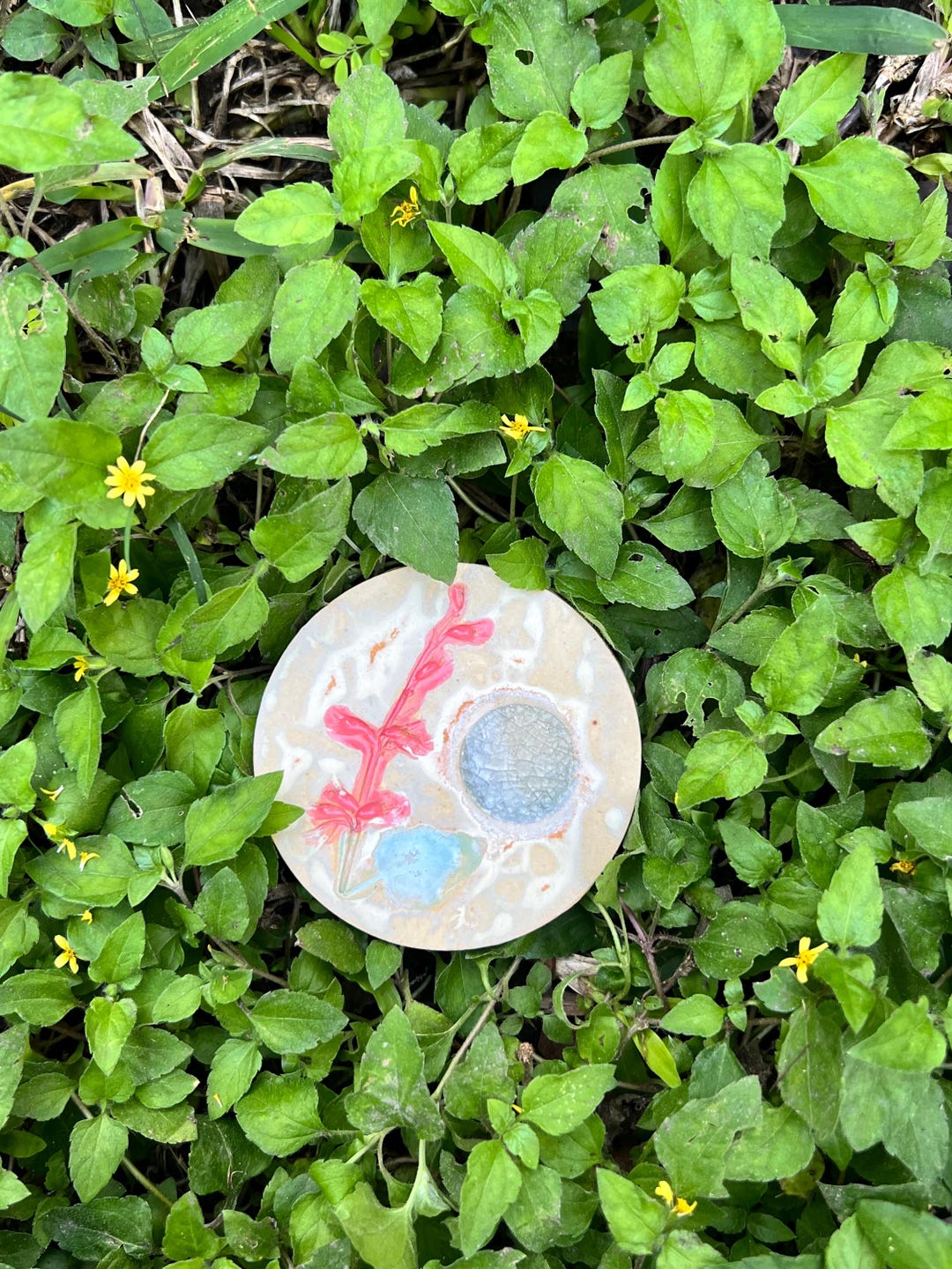 Ceramic Butterfly Porous Puddler Puddle Bath Feeder Clay Natural Floral ...