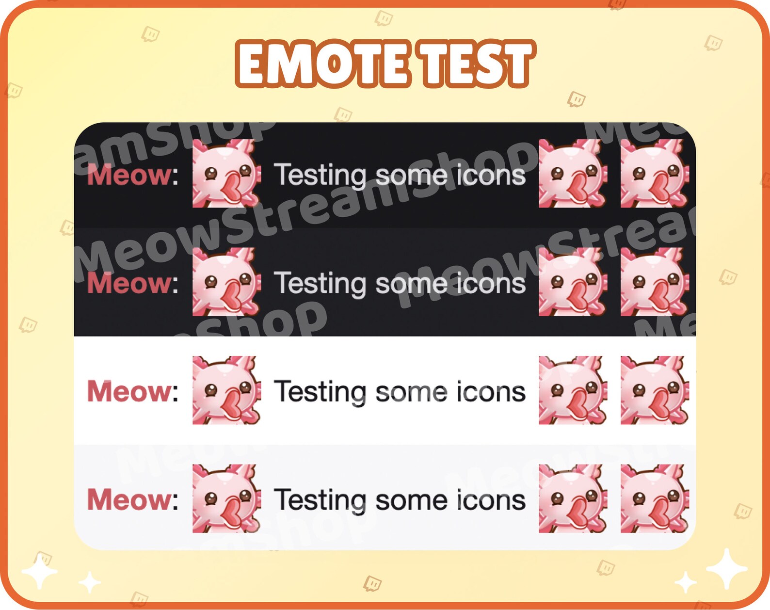 Twitch Emote / Cute Axolotl POG Pogger Excited Happy Wow - Etsy