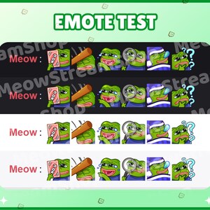 Twitch Emote / Cute Peepo Meme Emotes Pack #4 (NO U, Bonk, Lol, SUS ...