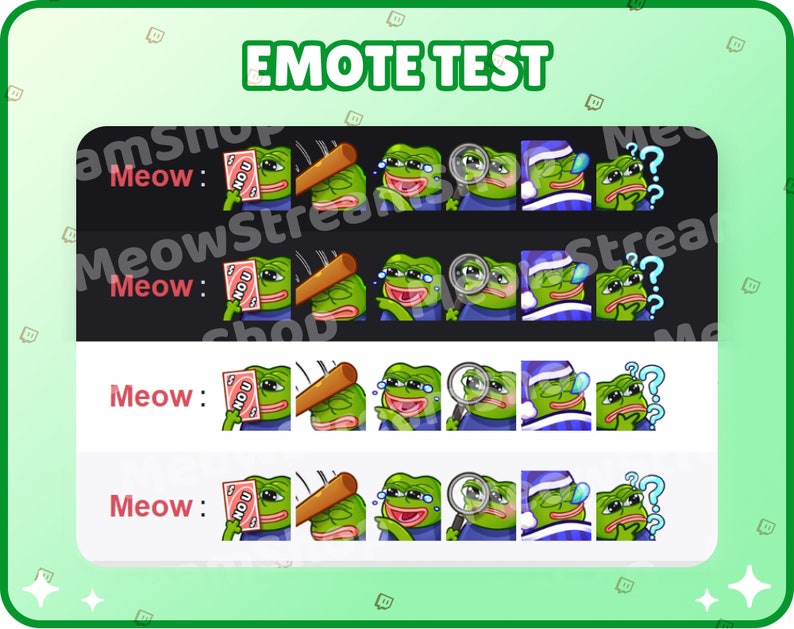 Twitch Emote / Cute Peepo Meme Emotes Pack 4 NO U Bonk - Etsy