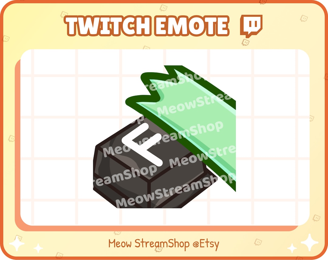 Twitch Emote / Cute Dino Press F Button Emotes / Kawaii Dinosaur T-rex ...