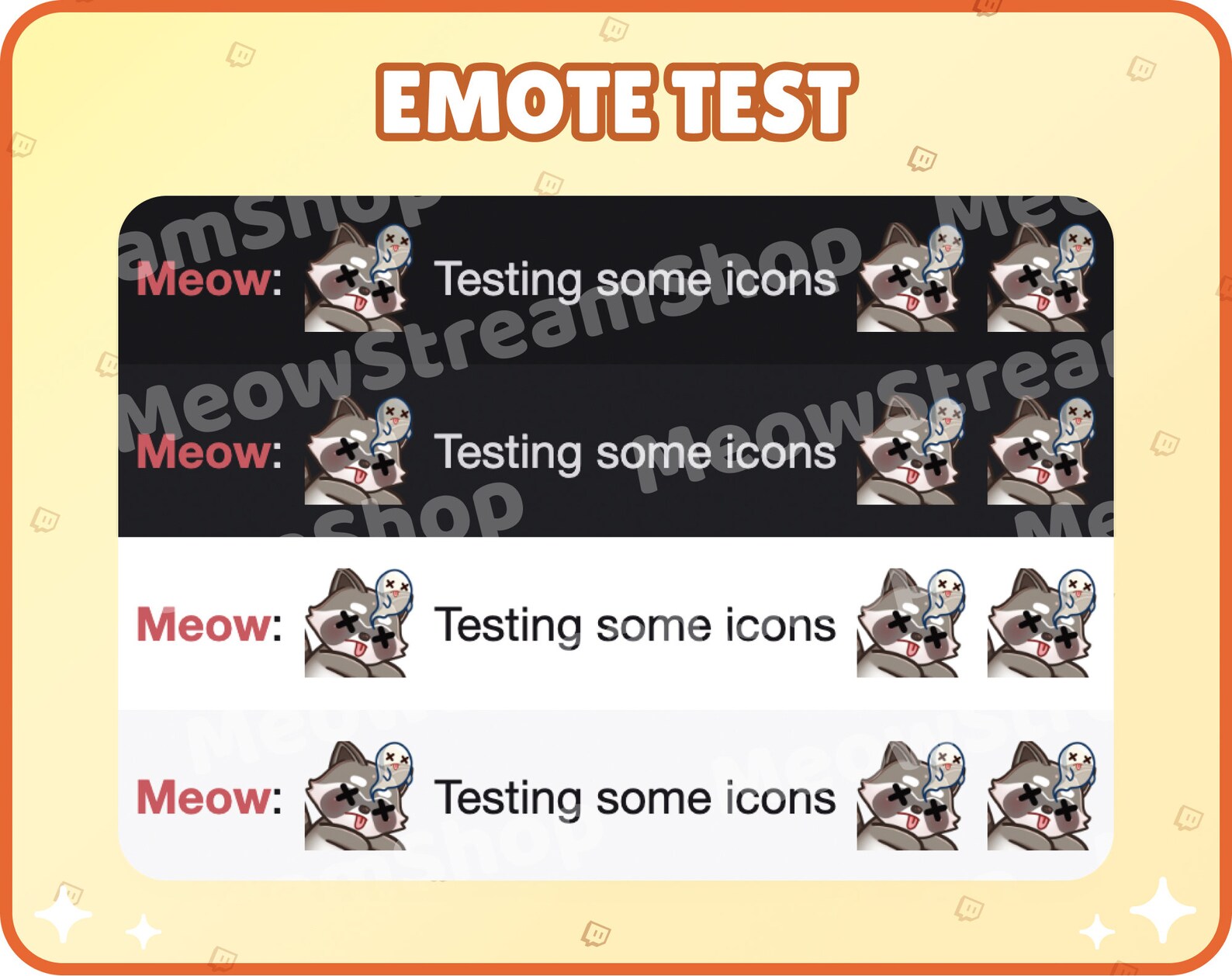 Twitch Emote / Cute Raccoon RIP, Dead, Collapse Emotes / Kawaii Raccoon ...