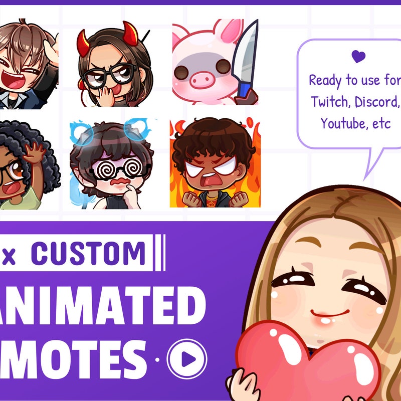 Twitch Stickers - Etsy