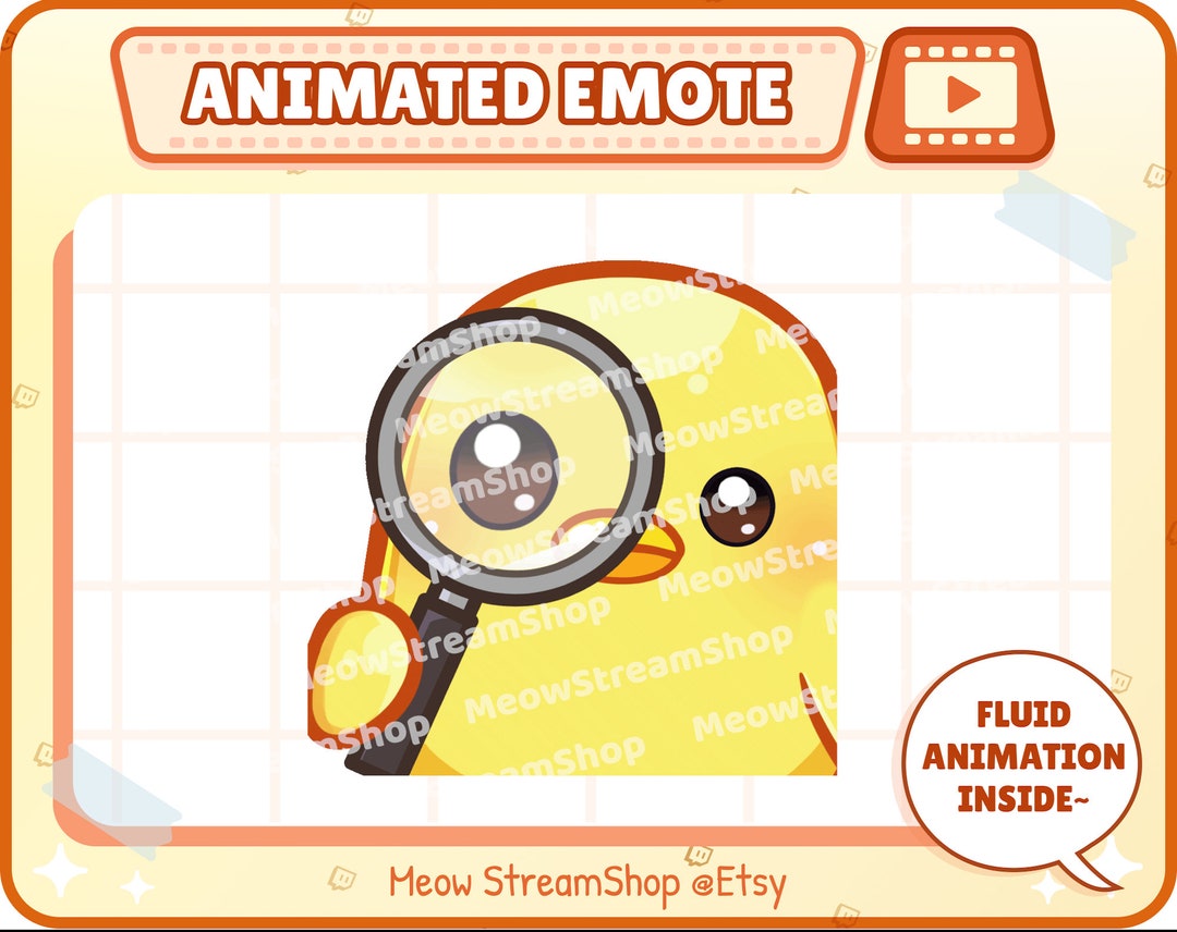 Twitch Animated Emote / Cute Chick Animated Emotes Chicken SUS Emote ...