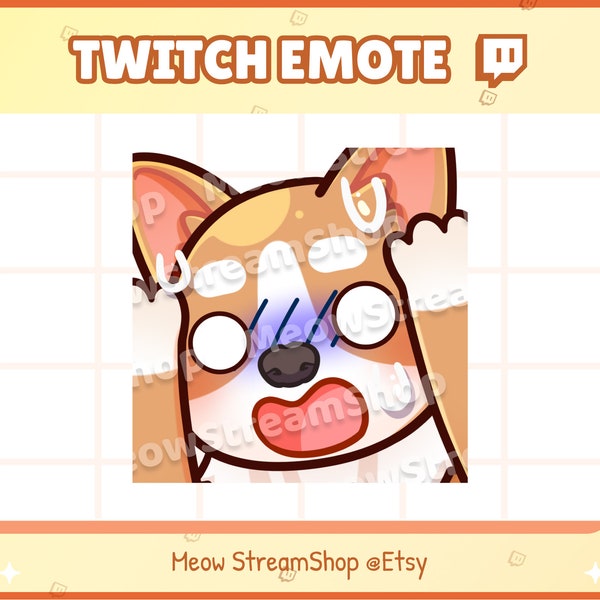 Panic Twitch Emote - Etsy