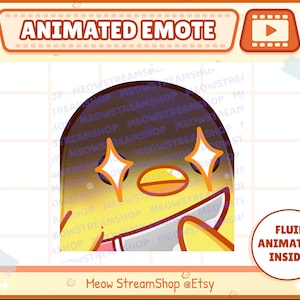 Twitch Animated Emote / Cute Chick Animated Emotes Knife, Stab, Evil ...
