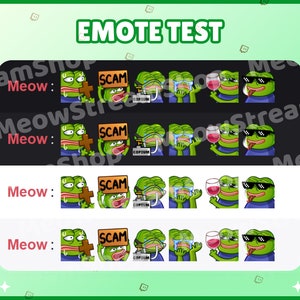 Twitch Emote / Cute Peepo Meme Emotes Pack #3 (christ, Copium, Wine ...
