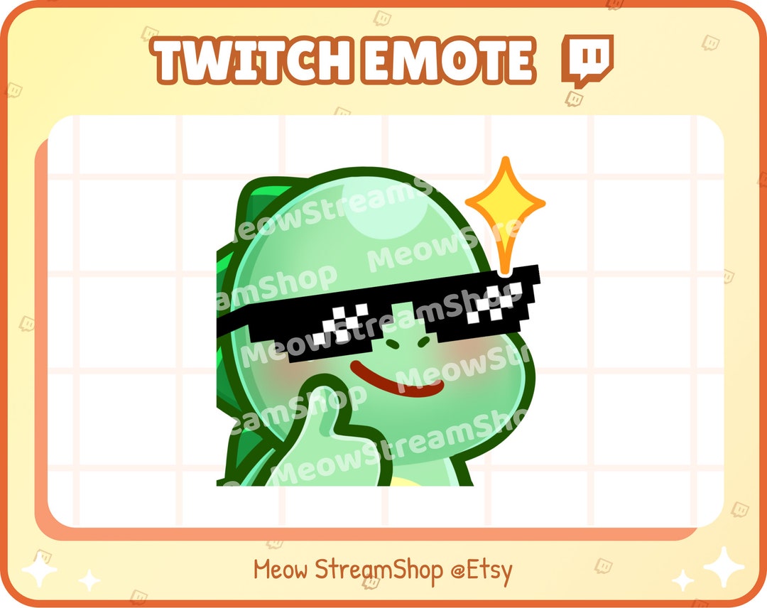 Twitch Emote / Cute Dino GG EZ Cool Cig Cigarette Emotes / - Etsy