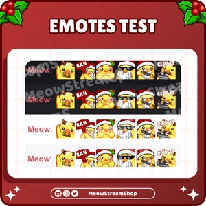 Twitch, Discord, Youtube Emote / Cute Xmas Chick Mega Pack Emotes ( 24 ...