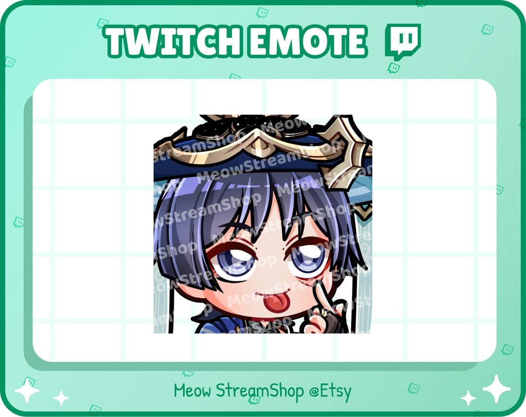Twitch Emote / Wanderer Scaramouche Loser, Silly, L Emotes / Genshin ...