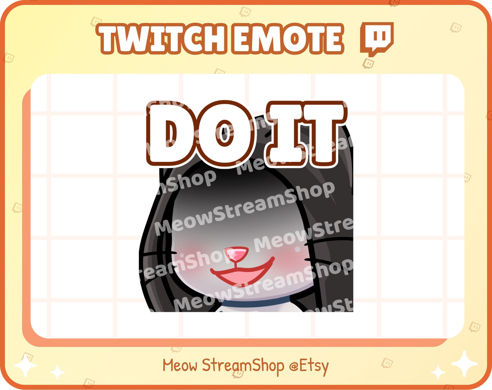 Twitch Emote / Cute White Cat Do It, Yandere, Angry, Evil Emotes ...