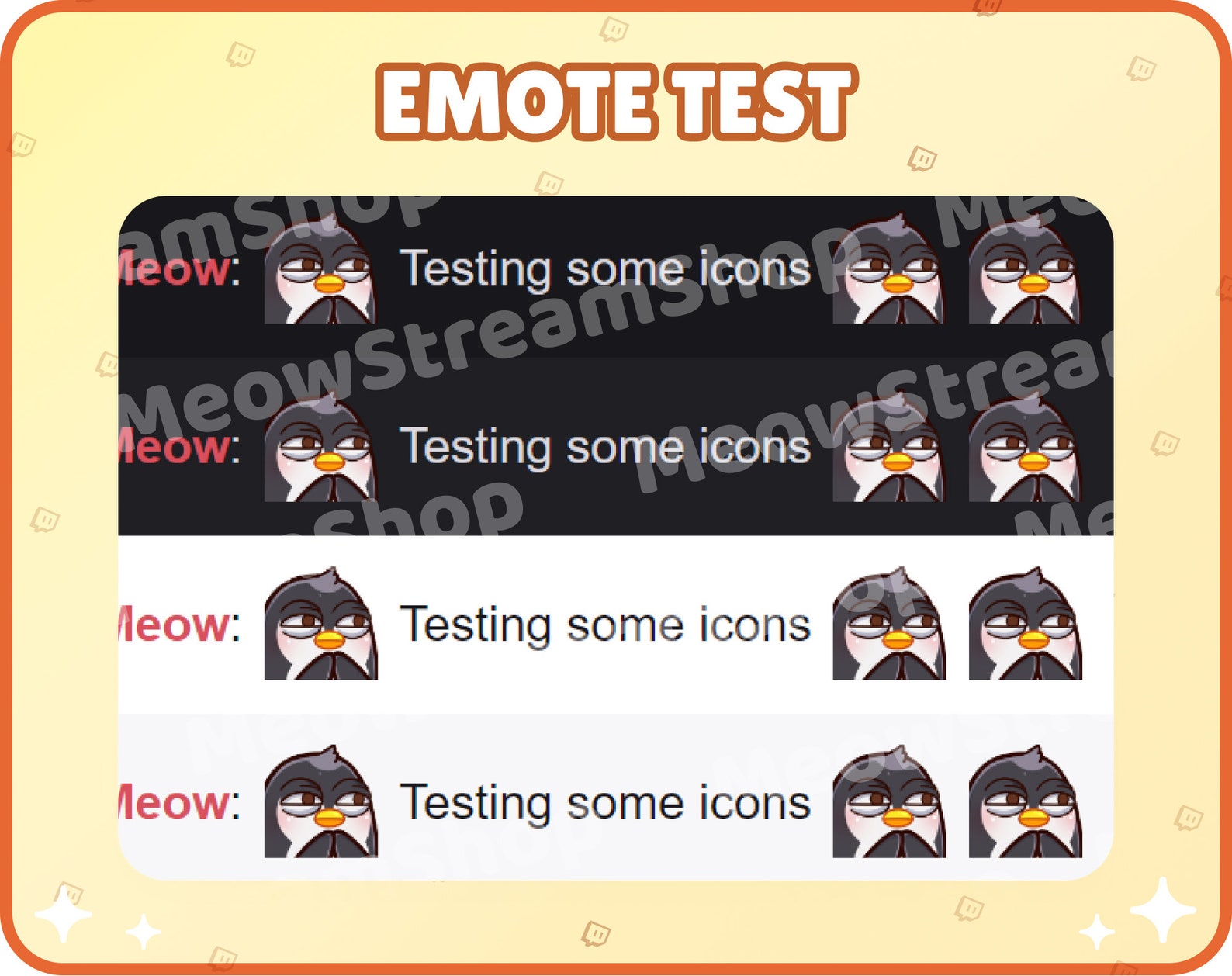 Twitch Emote / Cute Penguin Hmmm Sus Thinking Emotes / Cute - Etsy