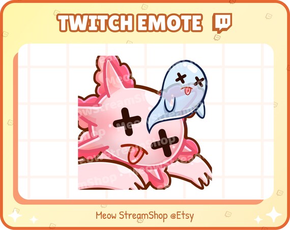 Twitch Emote / Lindo Axolotl RIP Muerto Emotes sueltos / | Etsy México