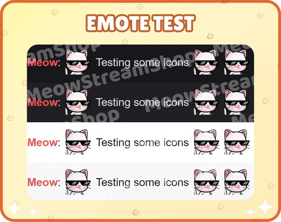 Digital Art & Collectibles Smug Emote / kawaii cat chibi Sub Emoji GG ...