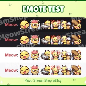 Twitch Emote / Cute Bee Mega Pack #1 Emotes (24 Emotes Ready to Use ...
