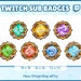 8x Twitch Sub Bit Badges Fruit Juice Box Sub (Download Now) - Etsy