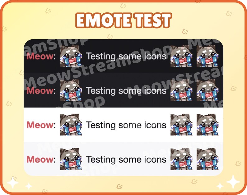 Twitch Emote / Cute Raccoon Cry Sad Tears Emotes / Kawaii - Etsy