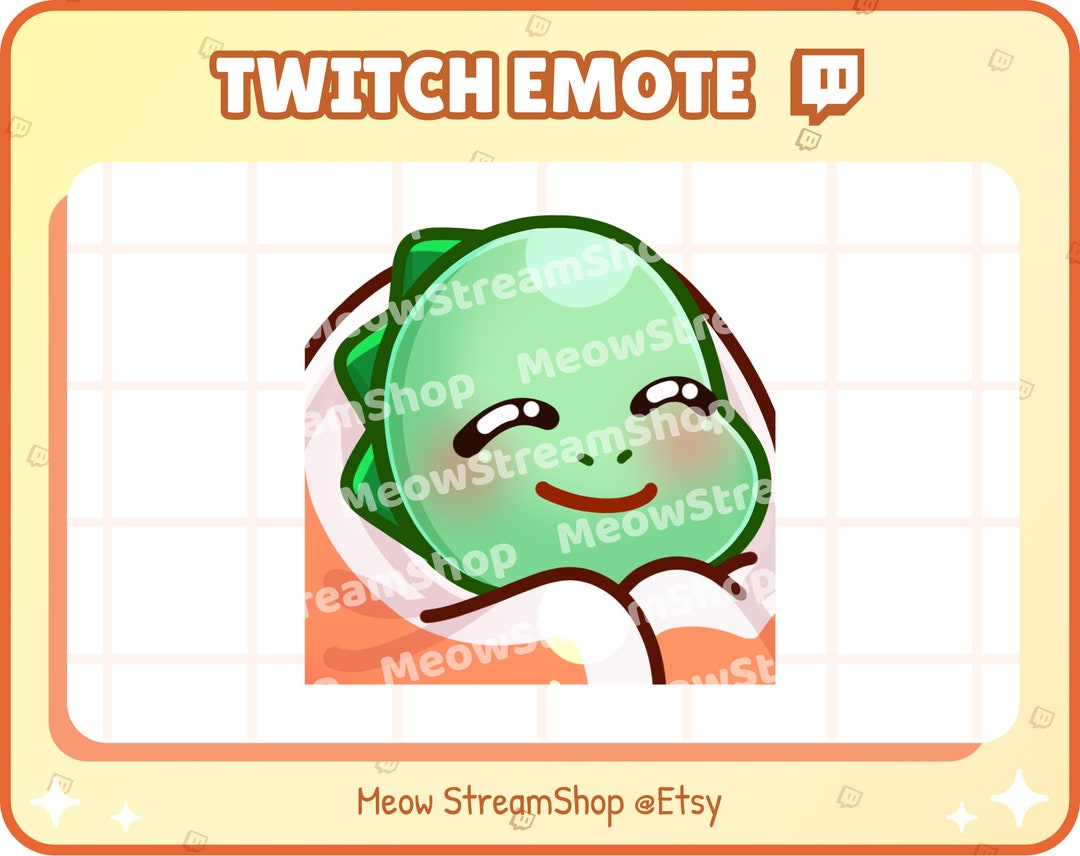 Twitch Emote / Cute Dino Cozy, Blanket, Comfy Emotes / Kawaii Dinosaur ...