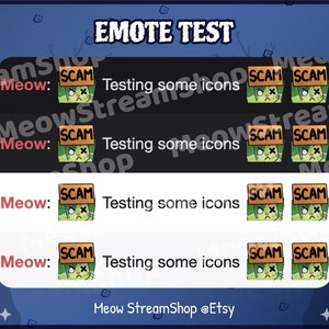 Twitch Emote / Cute Zombie Cat Scam, Angry, Protest Emotes / Kawaii ...