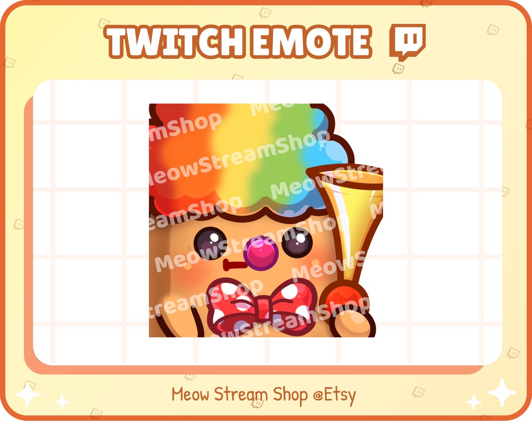 Twitch Emote / Cute Potato Clown, Funny, Silly Emotes / Kawaii Potat ...
