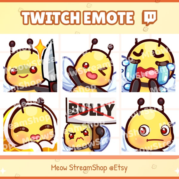 Bee Emotes - Etsy