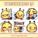Twitch Emote / Cute Ghost Scared, Shock, Terrified Emote / Kawaii ...