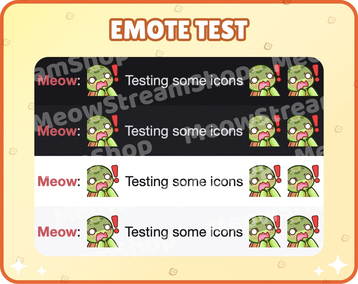 Twitch Emote / Cute Tortoise Shock Shocked Afraid Terrified - Etsy