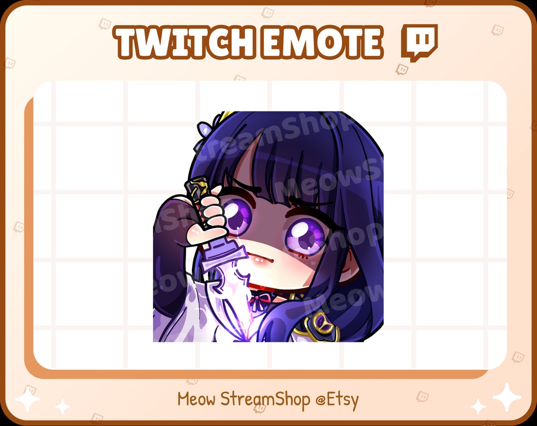 Twitch Emote / Baal Raiden Shogun Sword, Kill Emote / Genshin Impact ...