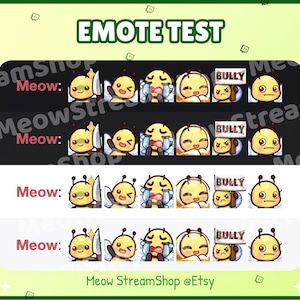 Twitch Emote / Cute Bee Mega Pack #1 Emotes (24 Emotes Ready to Use ...