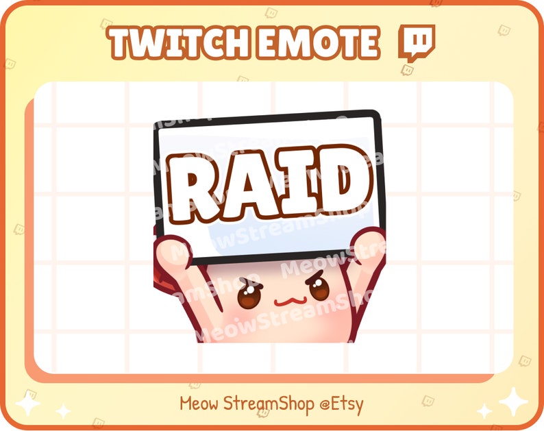 Twitch Emote / Cute Mushroom Raid Angry Mad Emote / Kawaii - Etsy