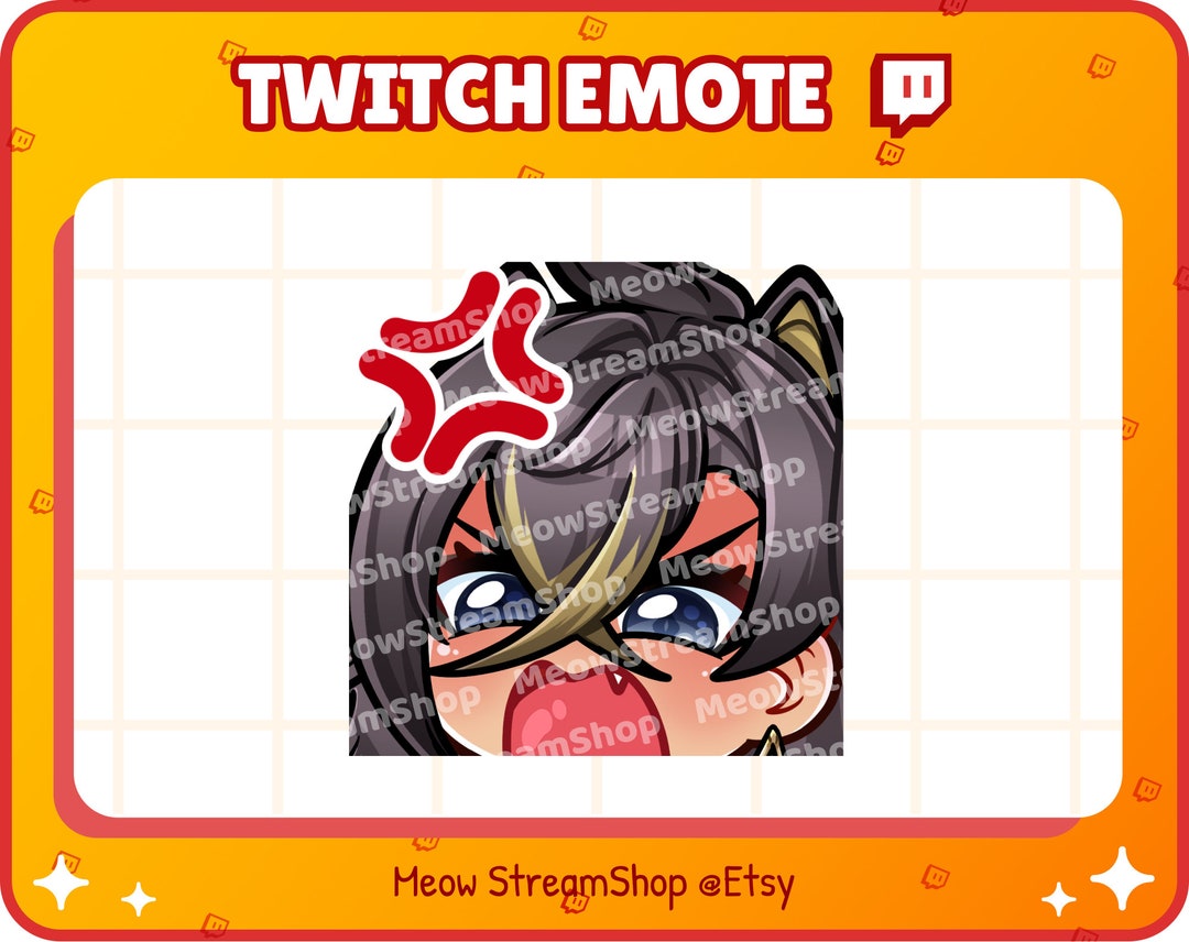 Twitch Emote / Dehya Angry, Rage, Mad, Pout Emotes / Genshin Impact Sub ...