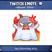 Twitch Emote / Cute Ghost Angry, Rage, Mad Emote / Kawaii Spooky Ghost ...