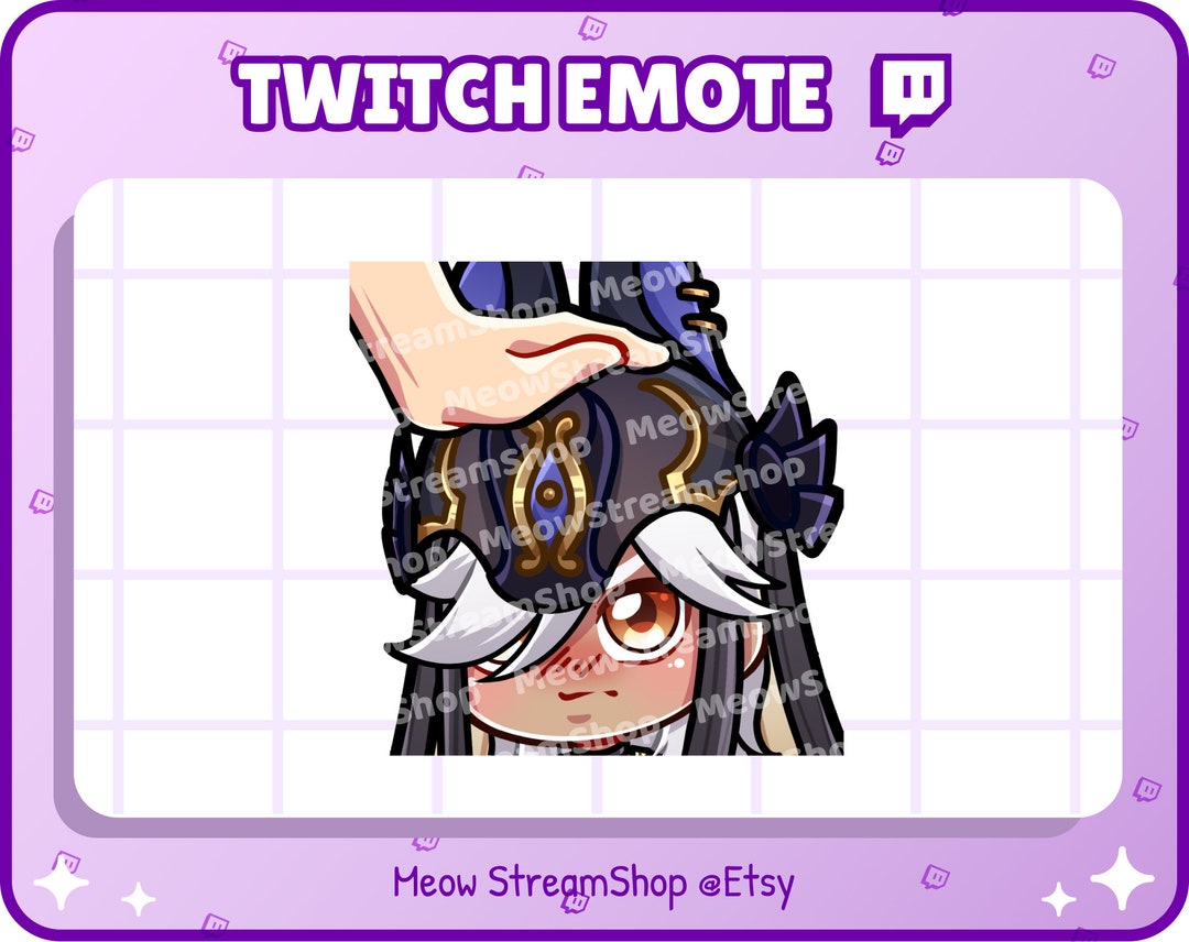 Twitch Emote / Cyno Pat, Head Pat, Happy, Love Emotes / Genshin Impact ...