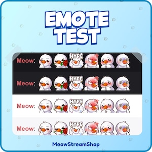 Twitch Emote / Cute Duck Mega Pack #1 Emotes (24 Emotes Ready to Use ...