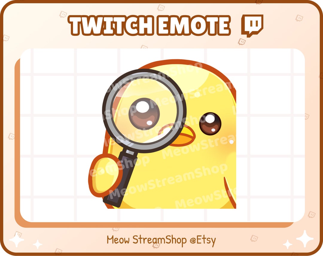 Twitch Emote / Cute Chick SUS Emotes / Cute Duckling Sub Emoji - Etsy