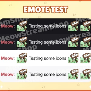 Twitch Emote / Cute Dino Ban Hammer Emotes / Kawaii Dinosaur T-rex Trex ...