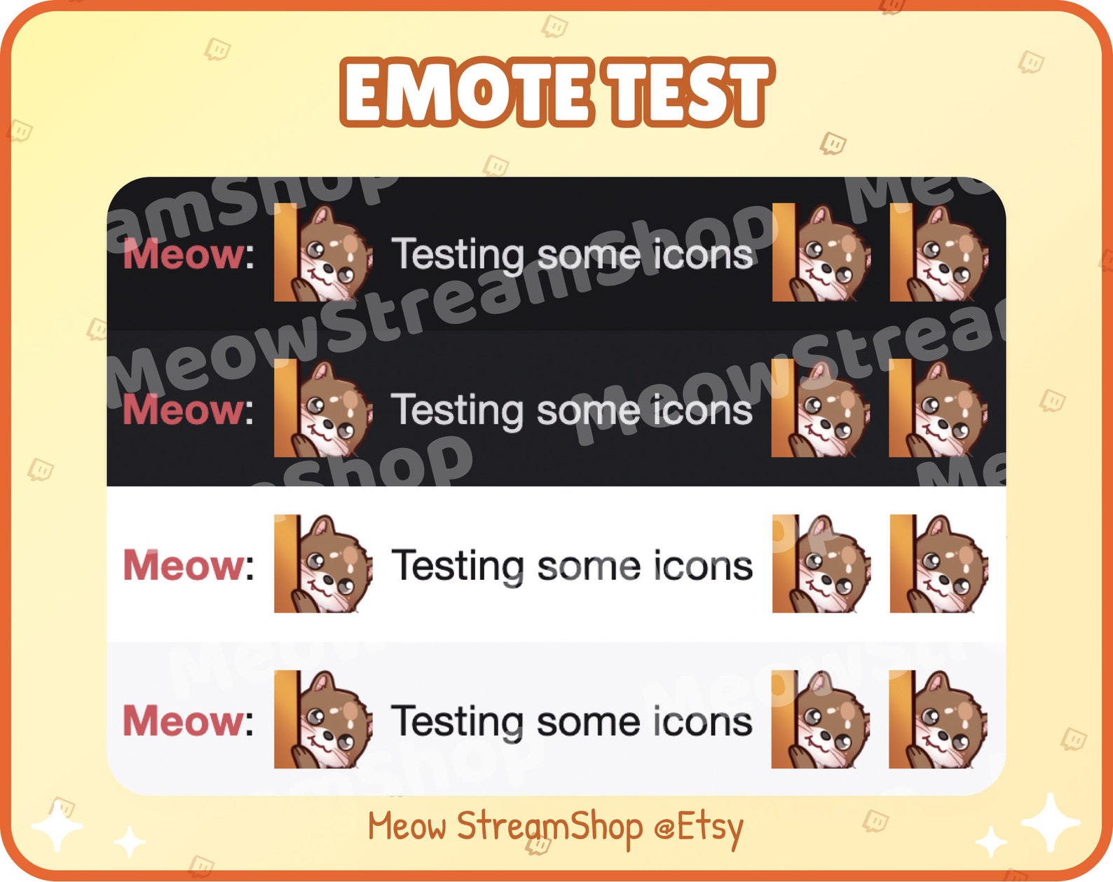 Twitch Emote / Cute Otter Lurk, Peak Emotes / Kawaii Otter Beaver ...