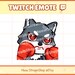 Twitch Emote / Cute Grey Wolf Boxing, Fight, Fighting, Punch Emotes ...