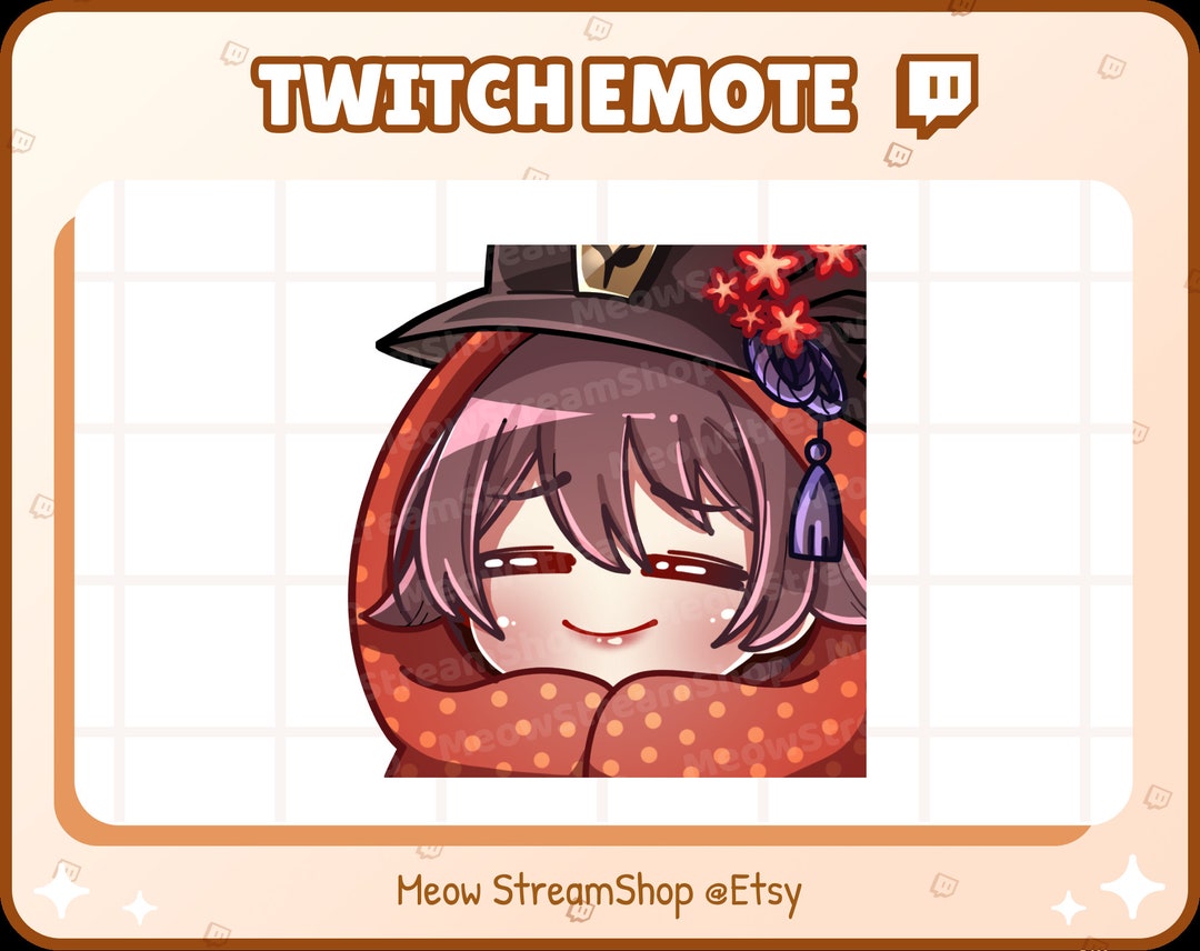 Twitch Emote - Hu Tao Comfy, Cozy Emote, Blanket - Genshin Impact Sub ...