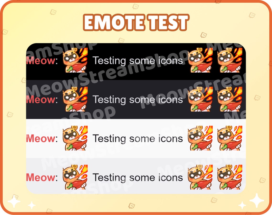 Twitch Emote / Gouba Raid Fire Rage Emotes / Genshin Impact | Etsy